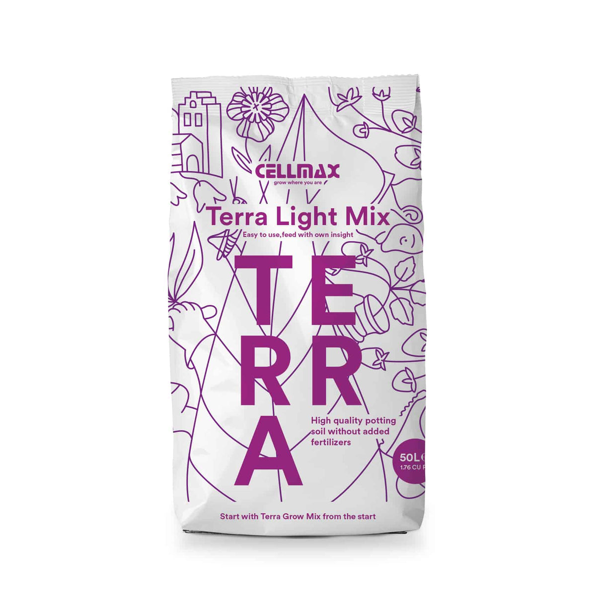 Terra Light Mix 50L - Cellmax Nutrients – Greenhouse Spot - Growshop