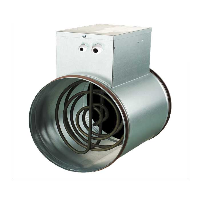 Electrical Round Duct Heater 250mm 1.2Kw – Greenhouse Spot - Growshop